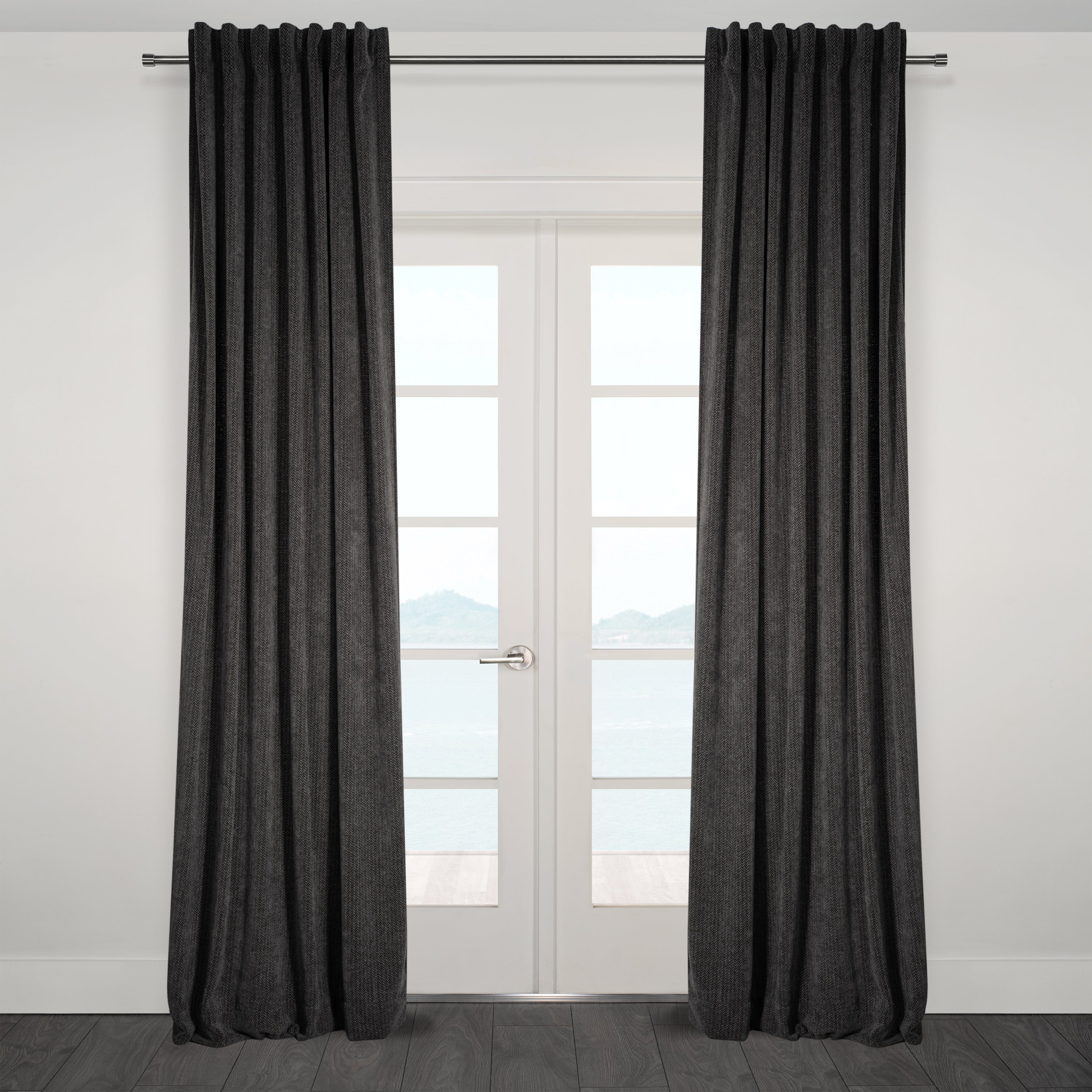 Casablanca Chenille Light Filtering Reverse Tab Curtain – Casa Mia Home ...