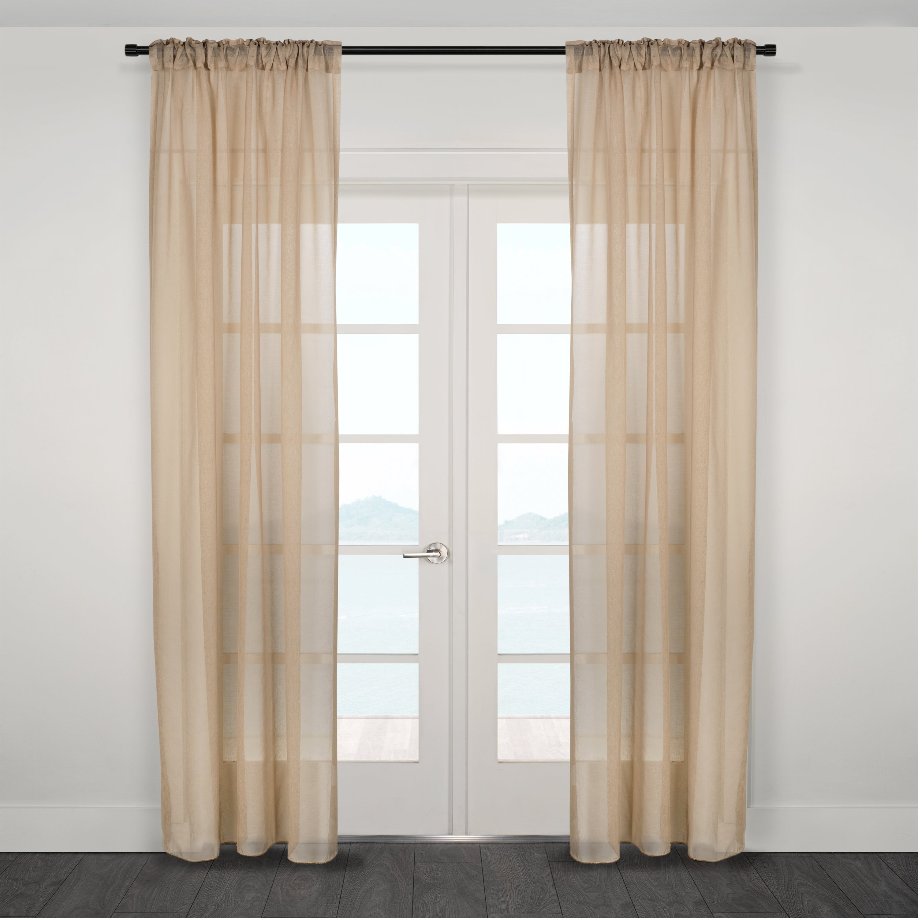 Dali Reverse Tab / Rod Pocket Sheer – Casa Mia Home Decor